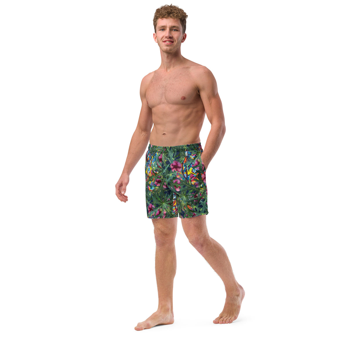 flora and fauna Men's swim trunks – Dirtbags and Champagne